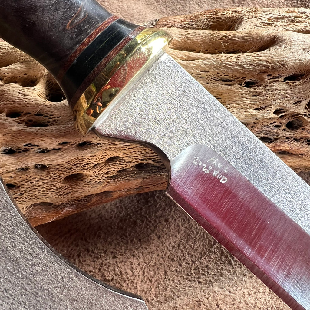 23-110 Stabilized Black Karelian Burl Carving Set – McPherson Knives