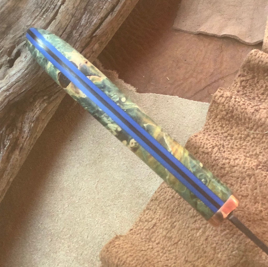 56-21 Purple & Teal Dyed Maple Burl Kitchen Utility – McPherson Knives